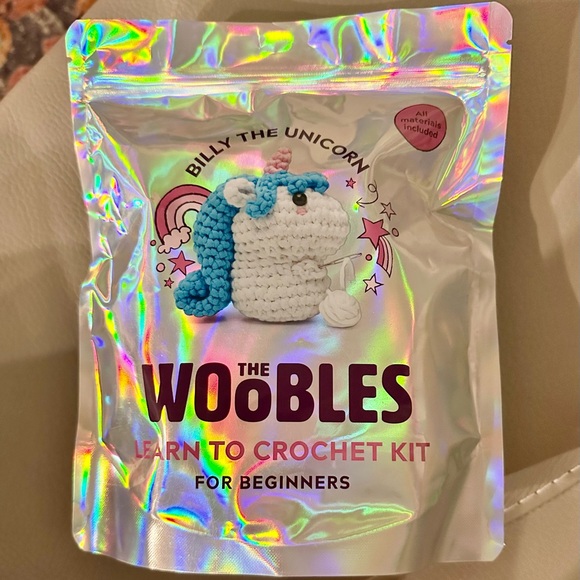 The Wobbles | Toys | The Woobles Crochet Kit Billy The Unicorn | Poshmark